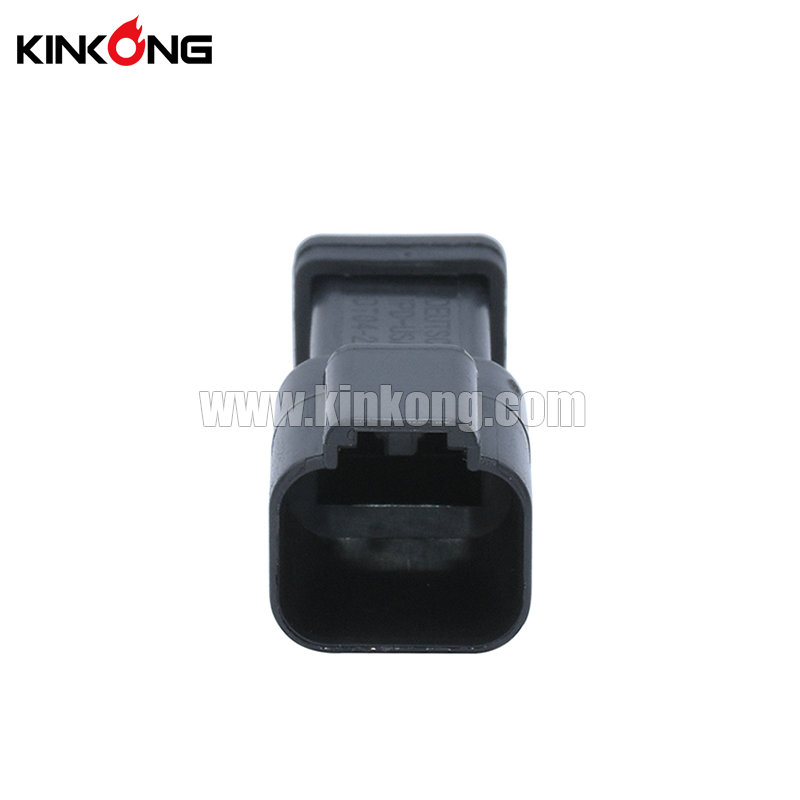 DT04-2P-E005 AT04-2P-EC01BLK Male 2 Pins DT Blade Electrical Connector - Kinkong