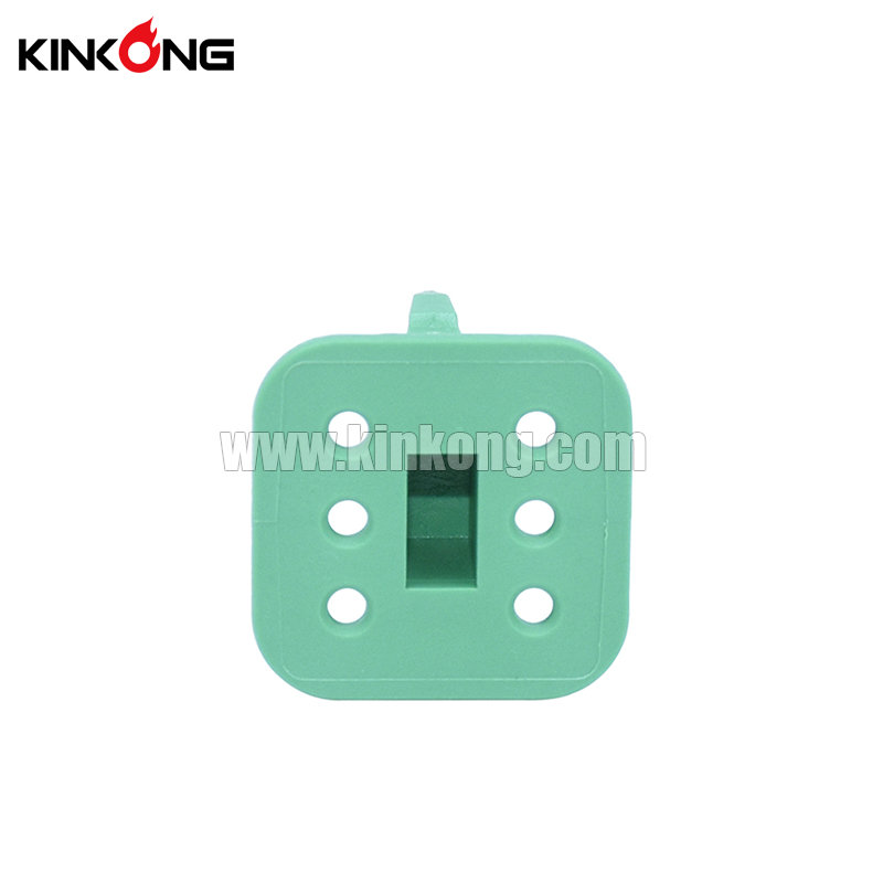 W6S-P012 Female 6 Pins Green Wedge Lock Secondary Lock For DT Series ...