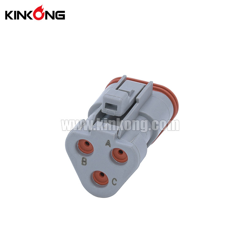 DT06-3S-E003 AT06-3S-EC01 Female 3 Pins Housing Connector - Kinkong