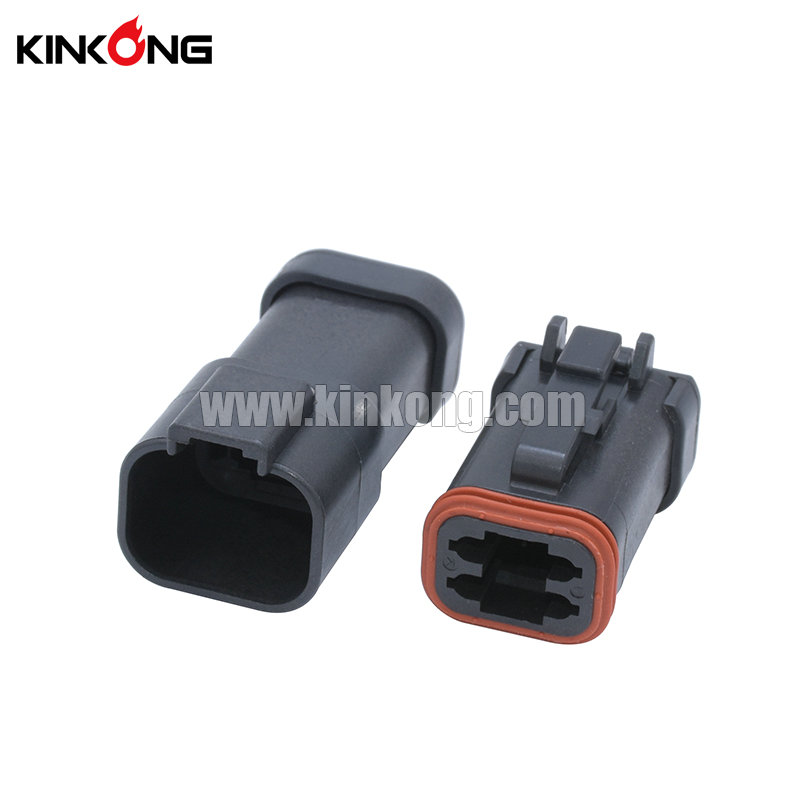 DT06-4S-E005 AT06-4S-EC01BLK Female 4 Pins Auto Connector - Kinkong