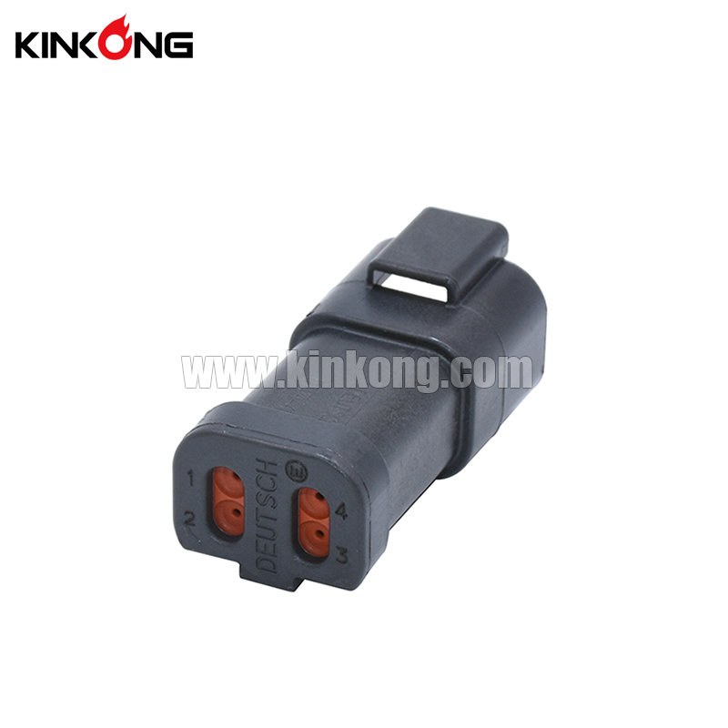 DT04-4P-CE03 Male 4 Pins Blade Cable Car Connector - Kinkong