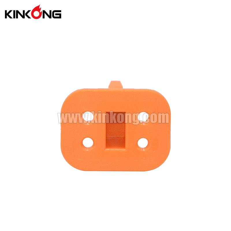W4S Female 4 Pins Orange Wedge Lock Secondary Lock - Kinkong