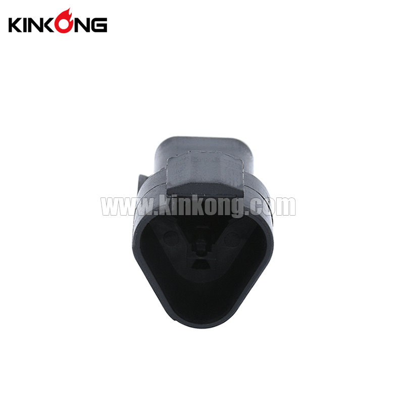DT04-3P-E004 Male 3 Pins Waterproof Electrical Connector - Kinkong