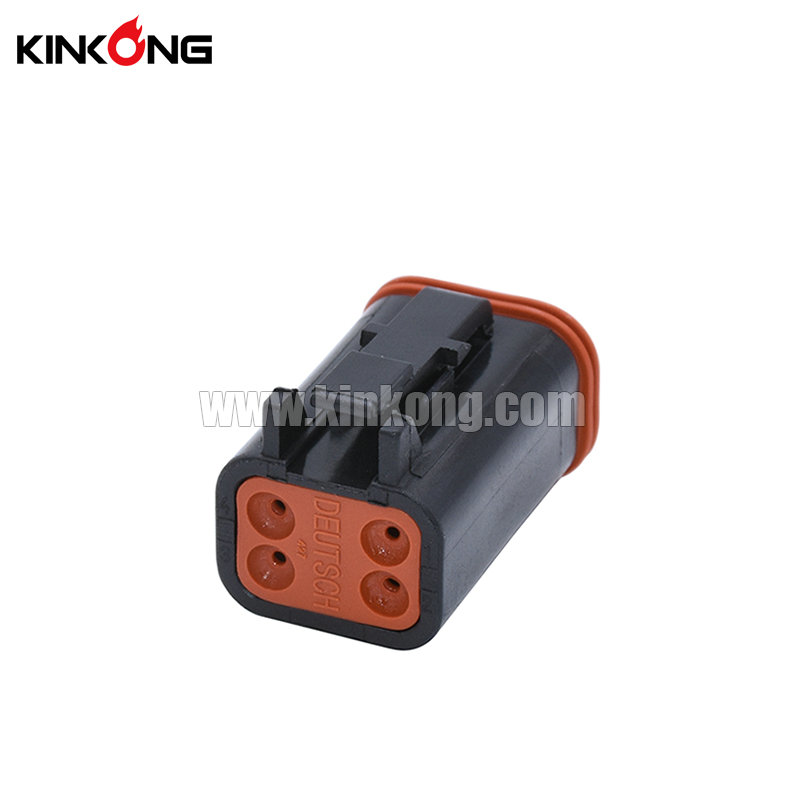 DT06-4S-E004 AT06-4S-BLK Female 4 Pins Housing Conector - Kinkong