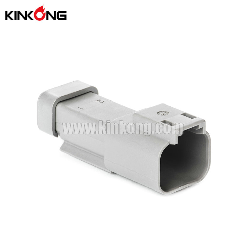 DT04-2P-E003 AT04-2P-EC01 Male 2 Pins Blade Cable Housing Connector - Kinkong
