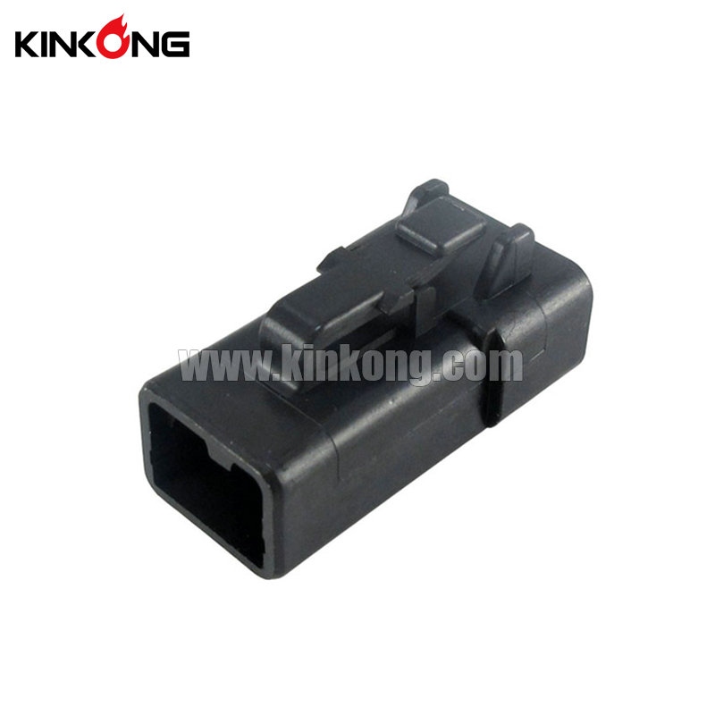 DTP06-2S-E004 ATP06-2S-BLK Female 2 Pins Auto Connector - Kinkong