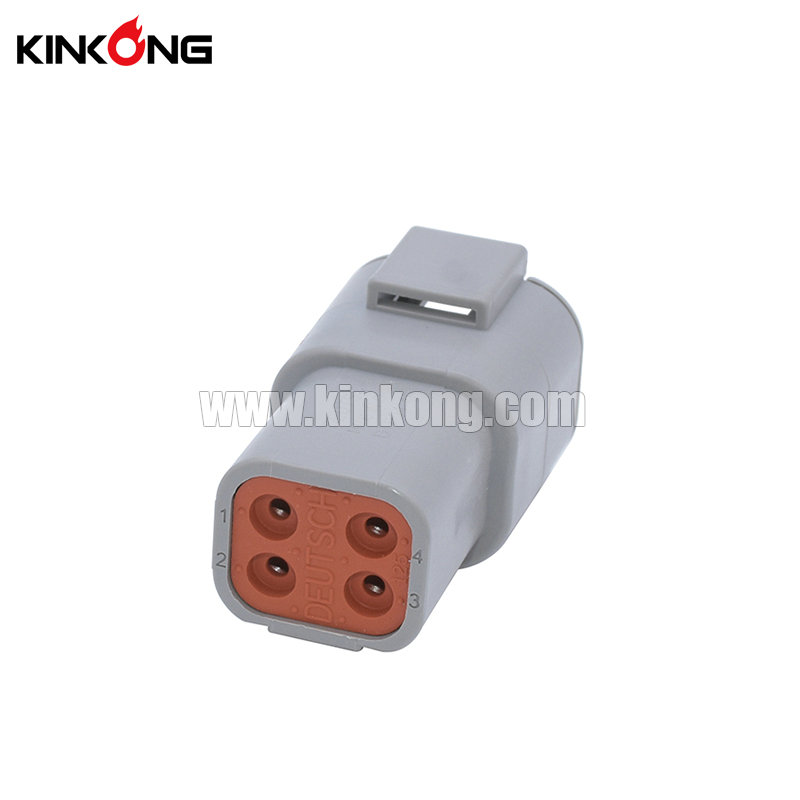 DTP04-4P ATP04-4P Male 4 Pins Car Connector - Kinkong