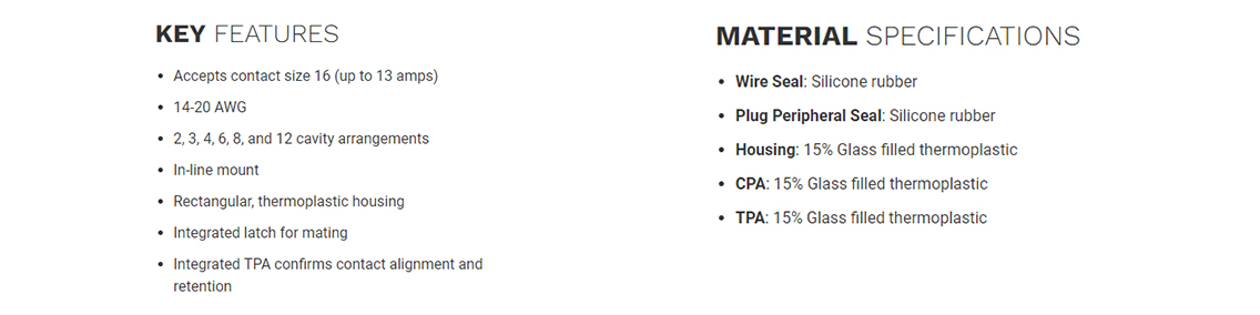 AMPSEAL 16 Connector - Kinkong