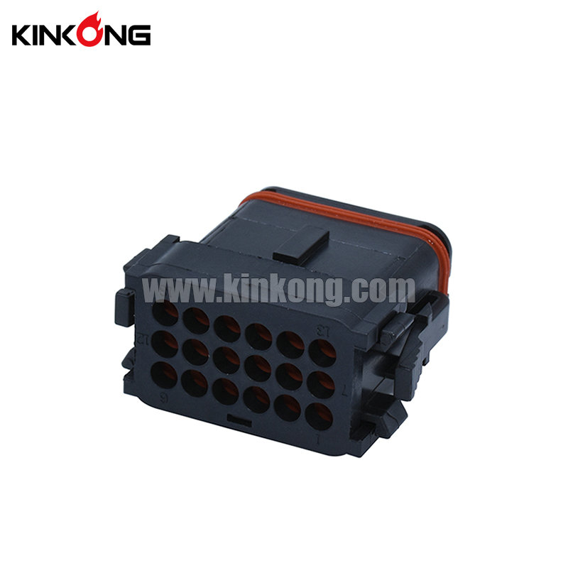 DT16-18SC-K004 Female 18 Pins Black Auto Connector - Kinkong